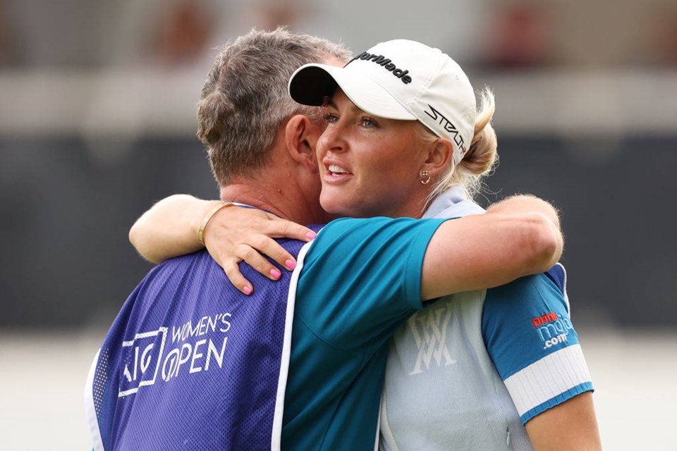 AIG Women's Open: Charley Hull reflects on memorable Saturday