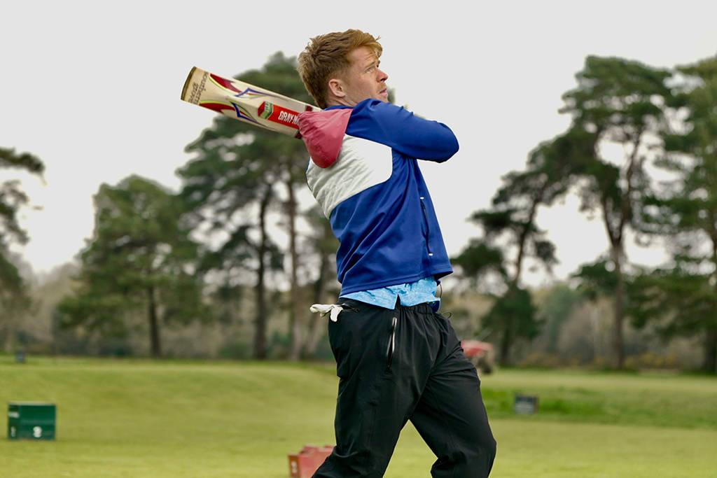 Ollie Pope's amazing cricket bat shot | Walton Heath