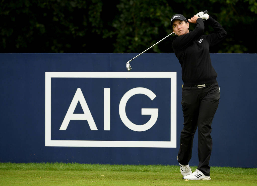 Who is leading the AIG Women's Open?